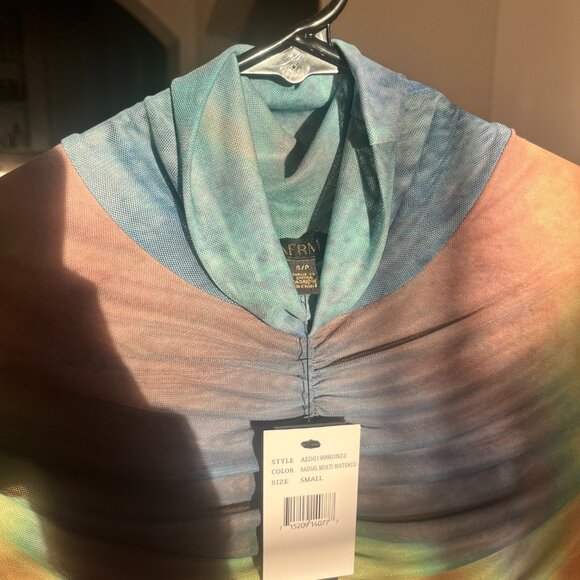 AFRM | Dresses | Afrm Sadie Mini Dress Radial Watercolor Nwt | Poshmark